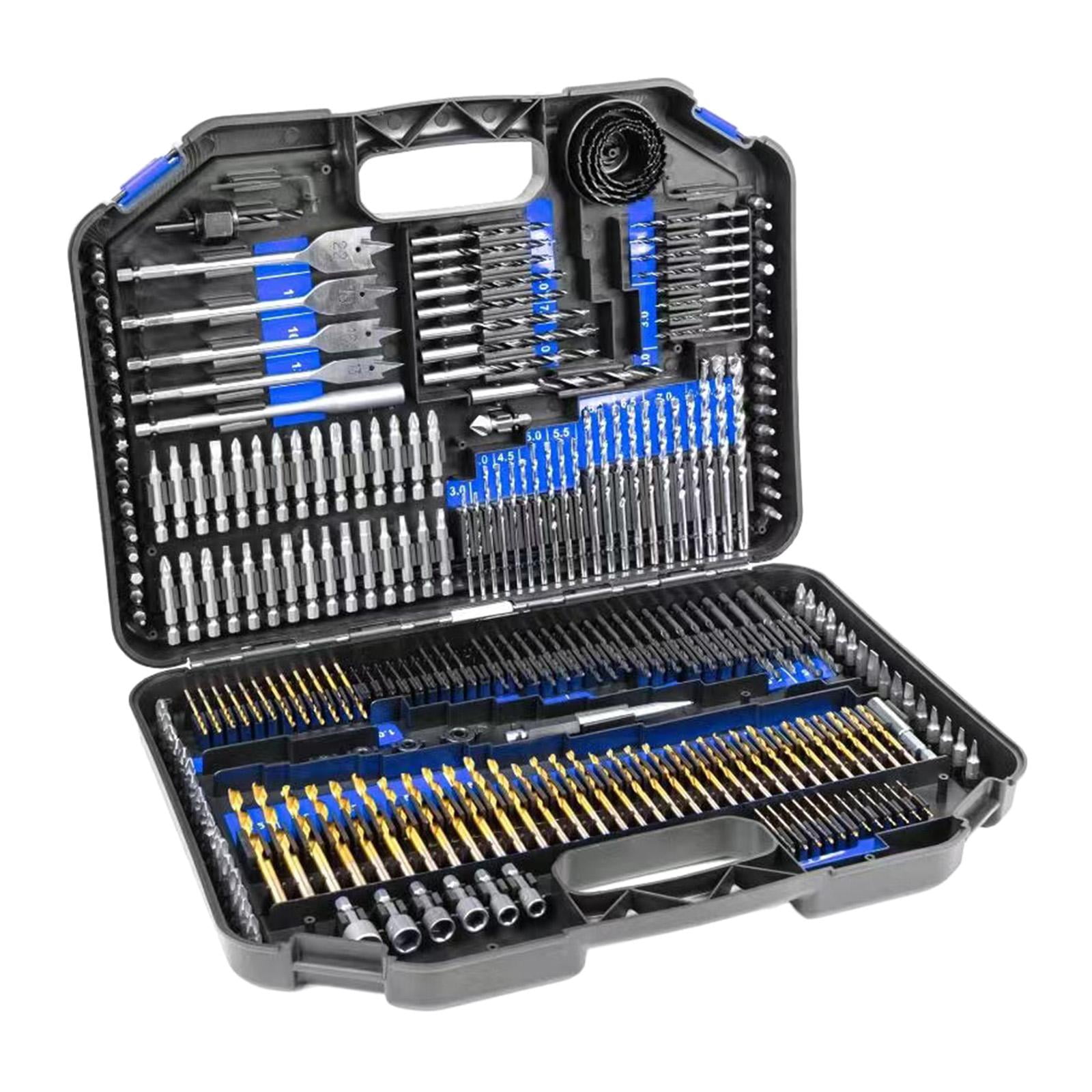 SunniMix 246Pcs Drill Bit Set with Storage Case HSS for DIY Project ...
