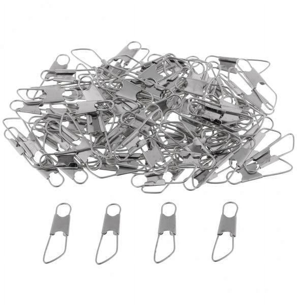 SunniMix 2X 100Pcs Fishing Interlock Snap Safety Snap Fishing Swivels ...