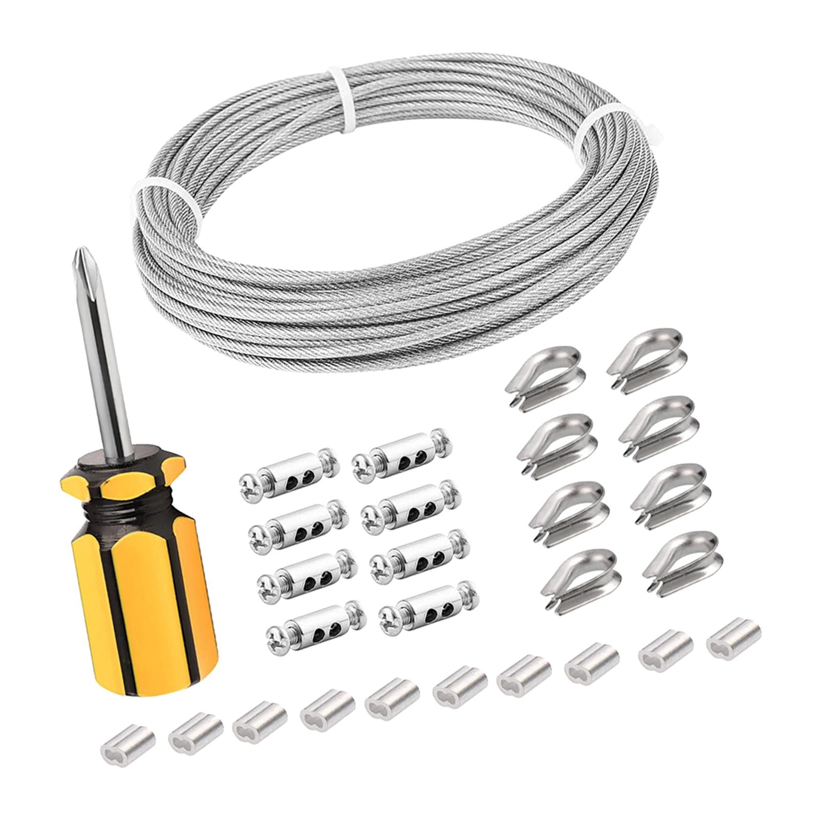 SunniMix 2mm Wire Rope Chandelier Hanging Multiuse for Balconies Porch ...