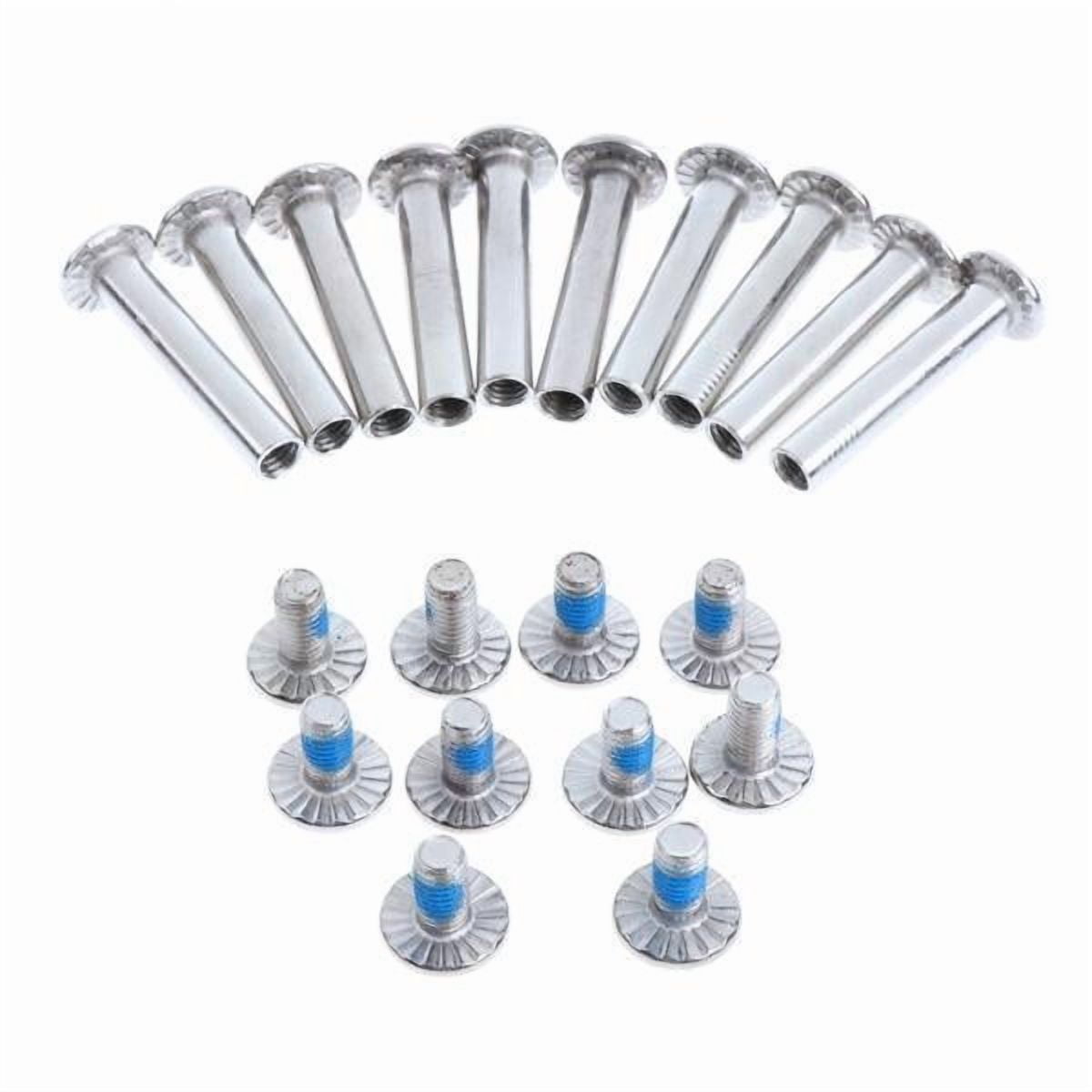 SunniMix 4x1 Set Inline Skate Wheel Screw Nail Replacement Roller ...