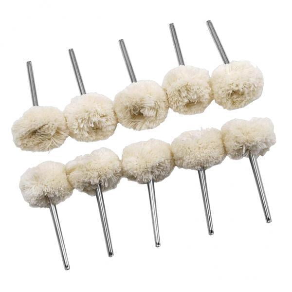 SunniMix 4x10 Pieces 1/8 Polishing Buffing Wheel for Rotary Tool ...