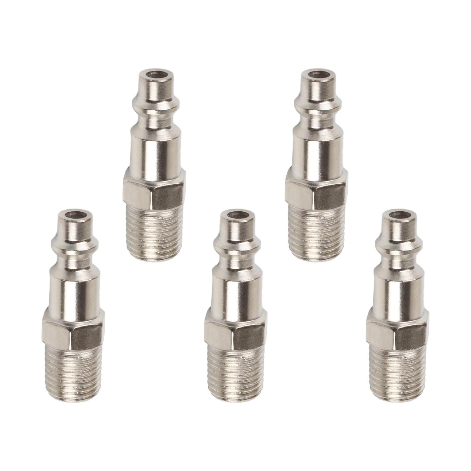 SunniMix 5 Pieces Air Coupler and Plug Air Line Hose Fitting Coupling ...