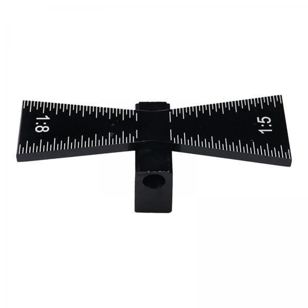 SunniMix 5x Marking Jig Guide Tool Aluminum Marking Template 5 Pcs ...