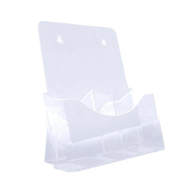 SunniMix Acrylic Brochure Holder Clear Display Stand for Booklets ...