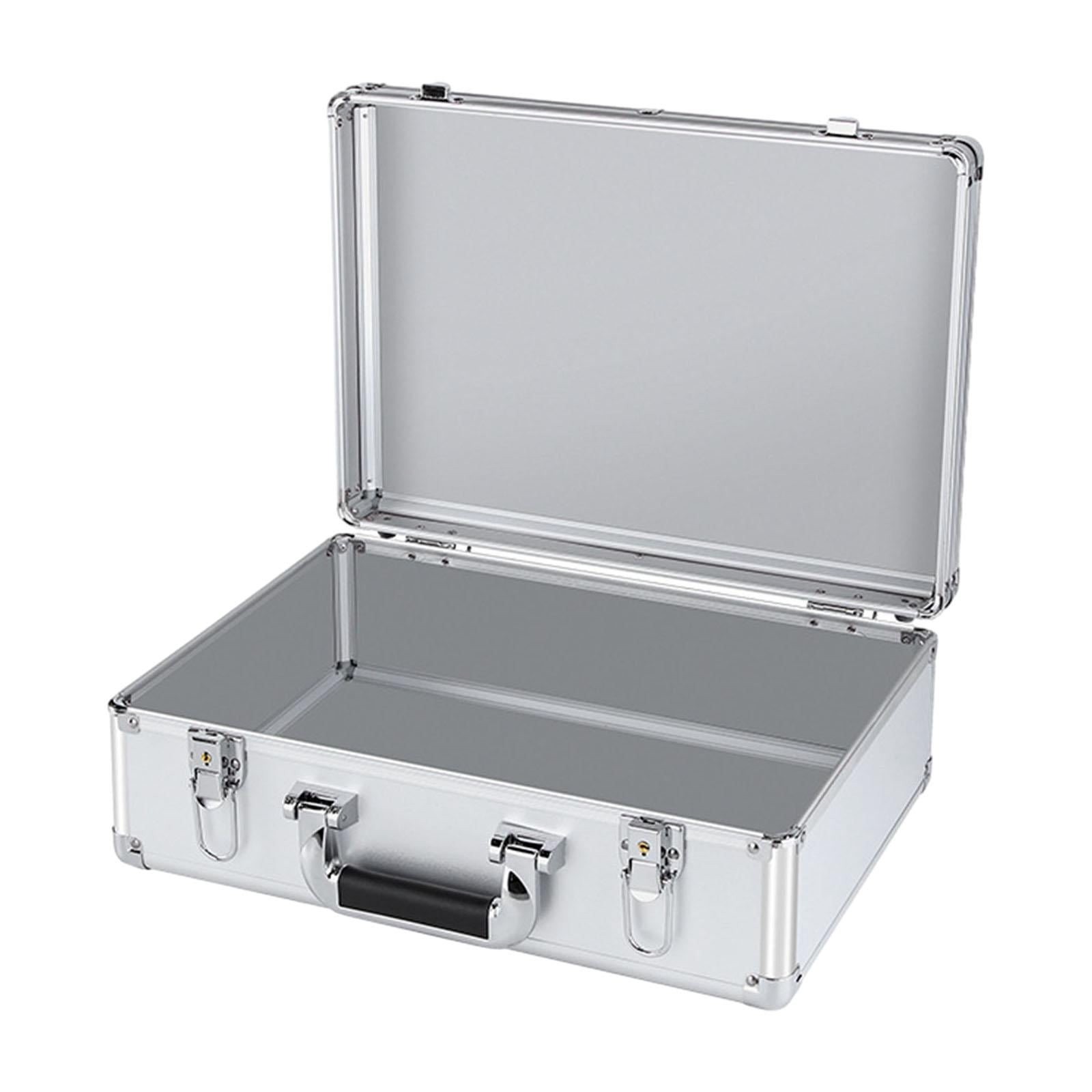 SunniMix Aluminum Carrying Case Aluminum Alloy Tool Case for ...