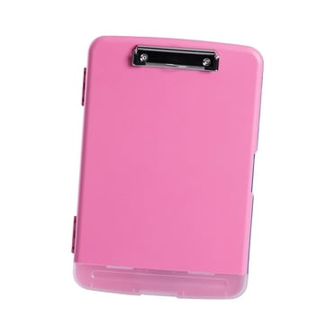Vaultz Patterned Locking Storage Clipboard, 2-5/16" x 10", Pink Floral ...
