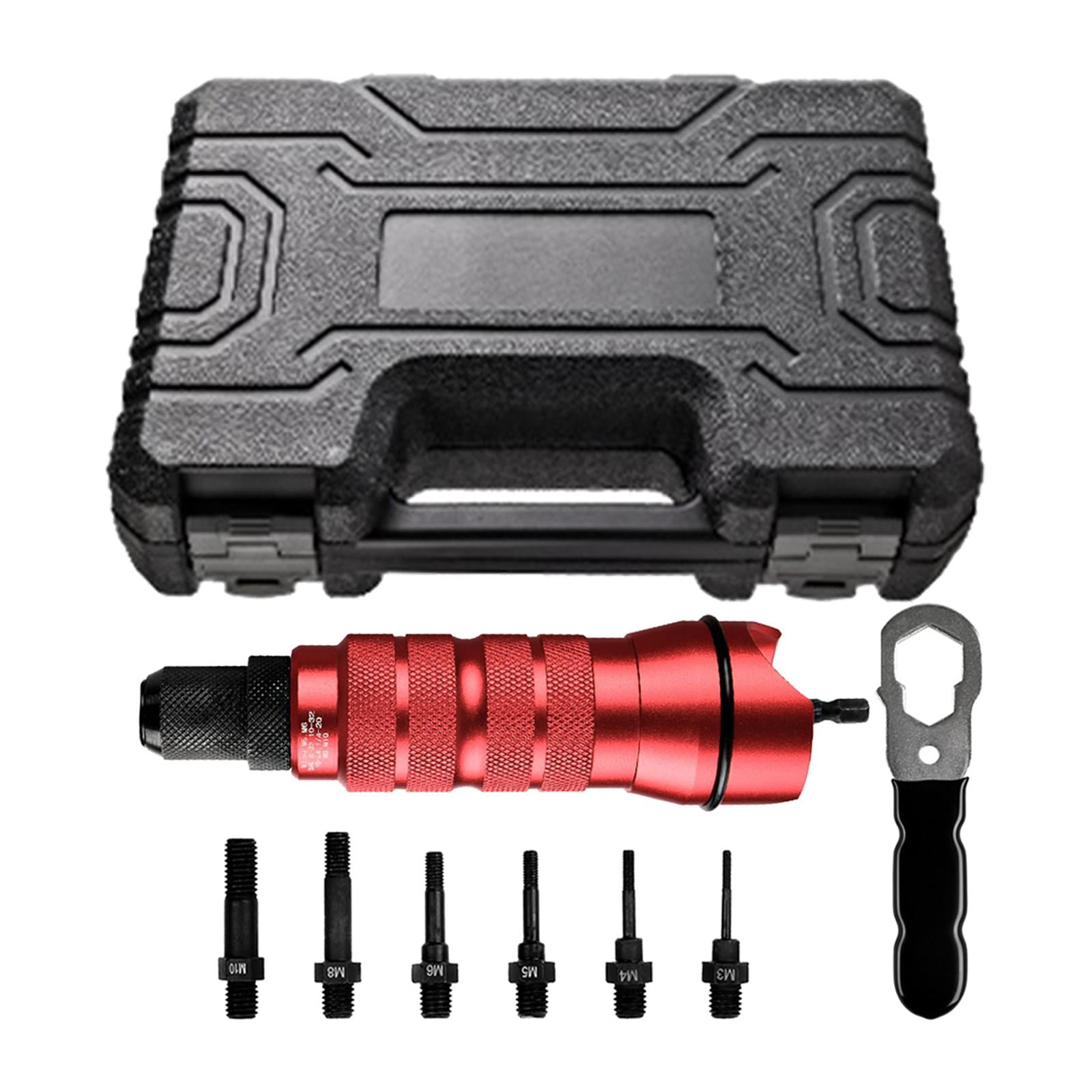 SunniMix Cordless Drill Electric Rivet Adapter Cars Electric Rivet ...