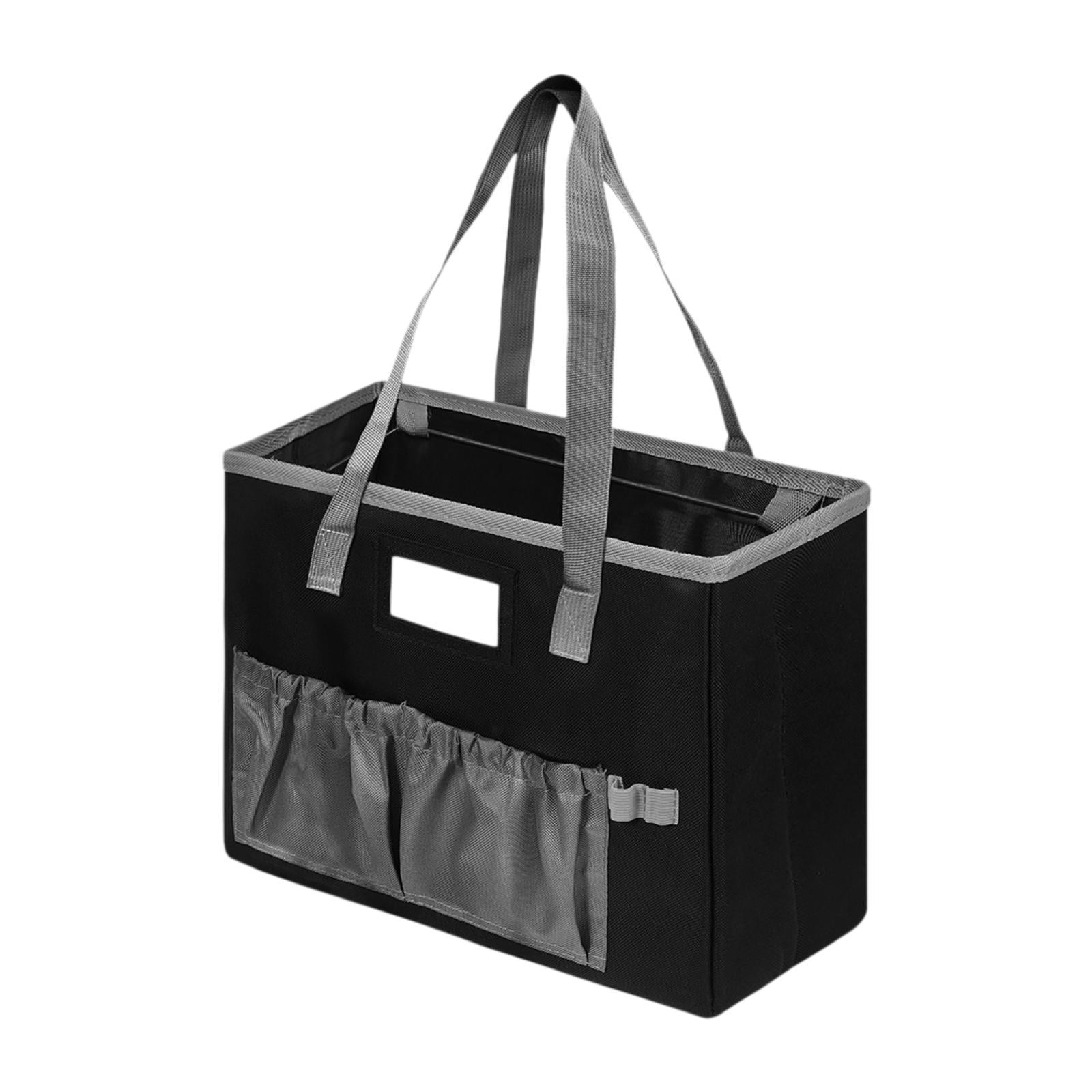 SunniMix File Folder Storage Bag Foldable Hanging Filing Box for Papers ...