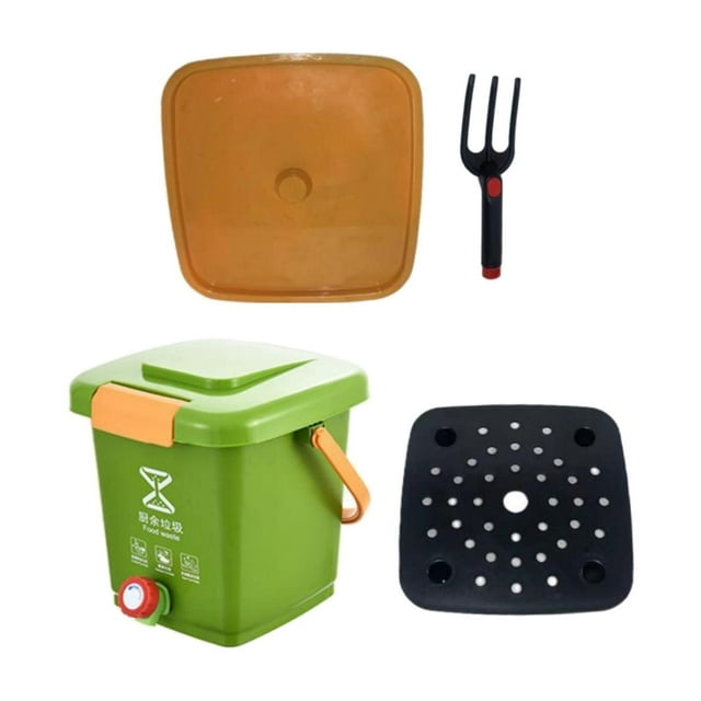 SunniMix Kitchen Compost Bucket Composting Recycle Bucket for Kitchen ...