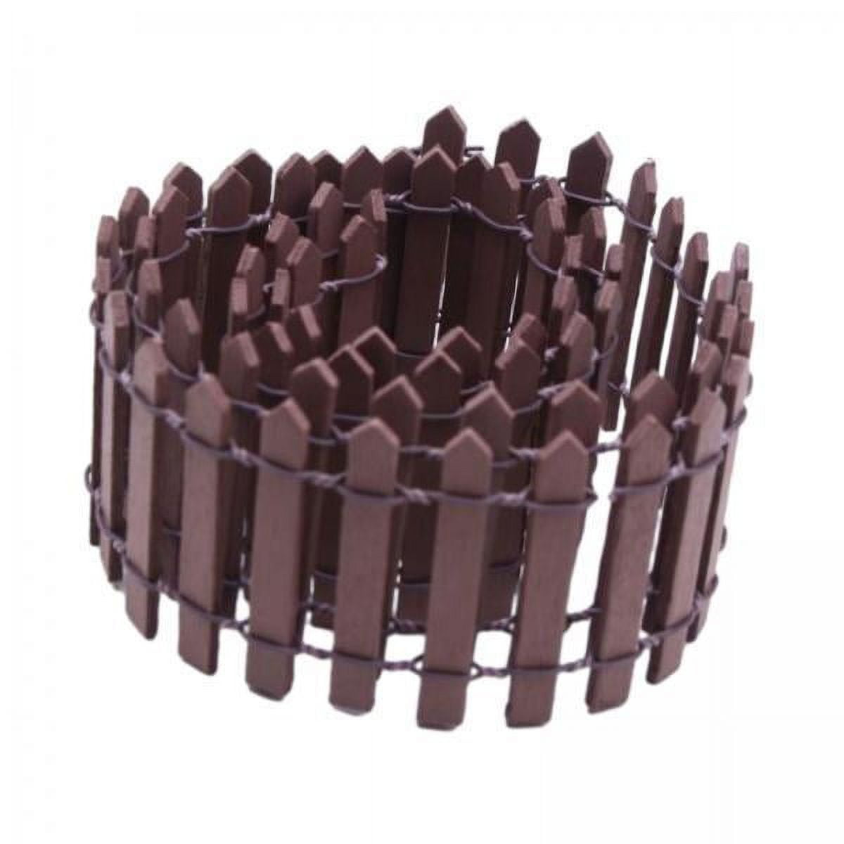 SunniMix Miniature Enchanted Garden Fence Set, Wooden Picket Fencing ...