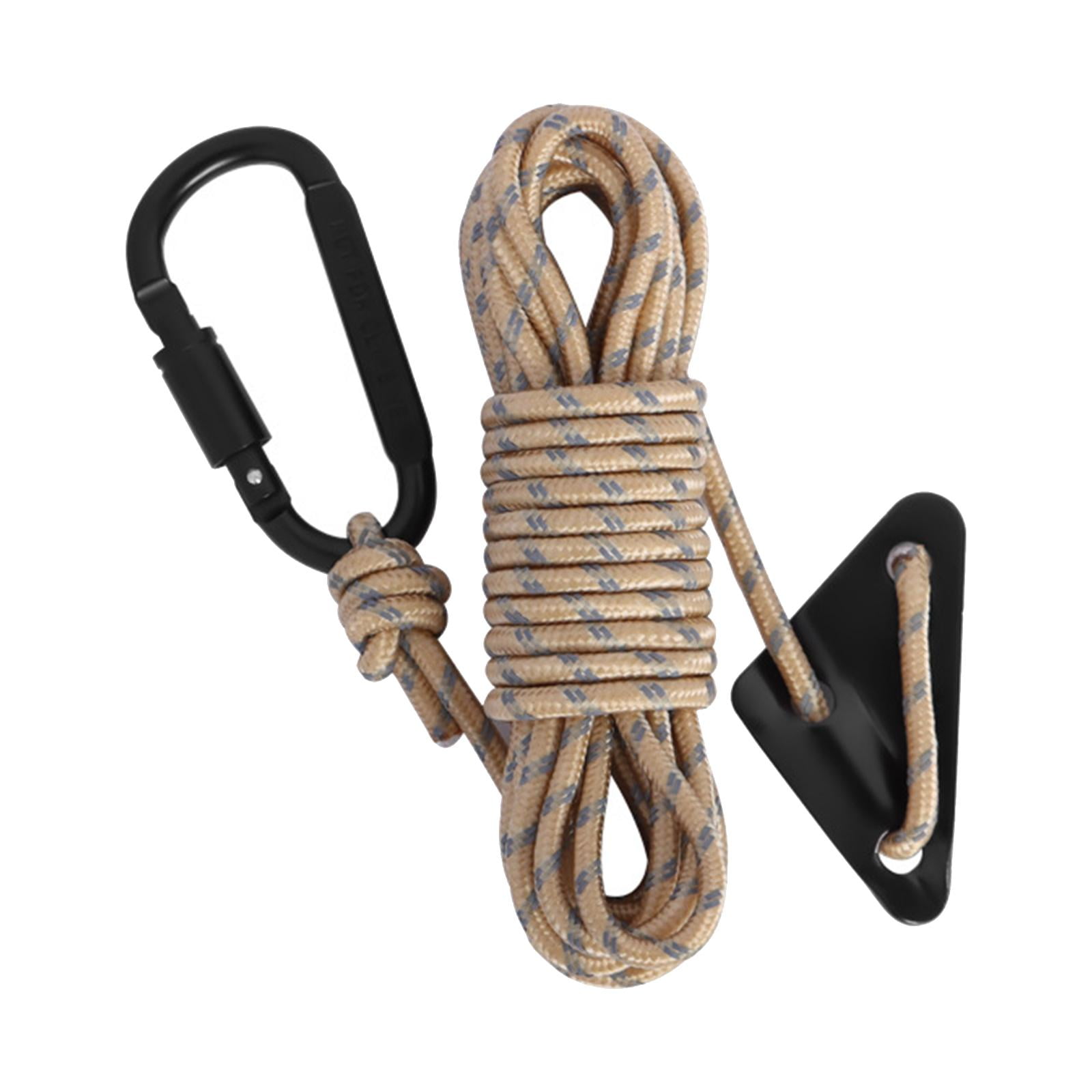 SunniMix Reflective Tent guyline 5mm Tent Rope for Hiking Outdoor ...