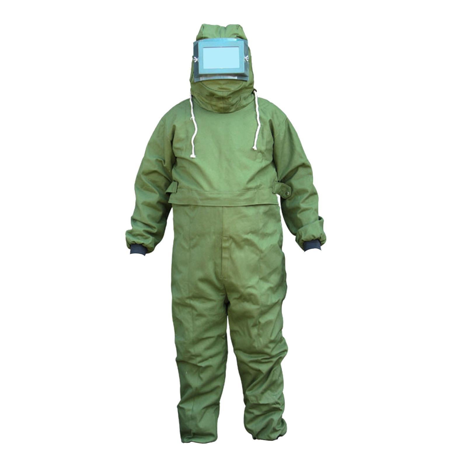 SunniMix Sand Blasting Suit Elastic Cuff Work Overalls for Work ...