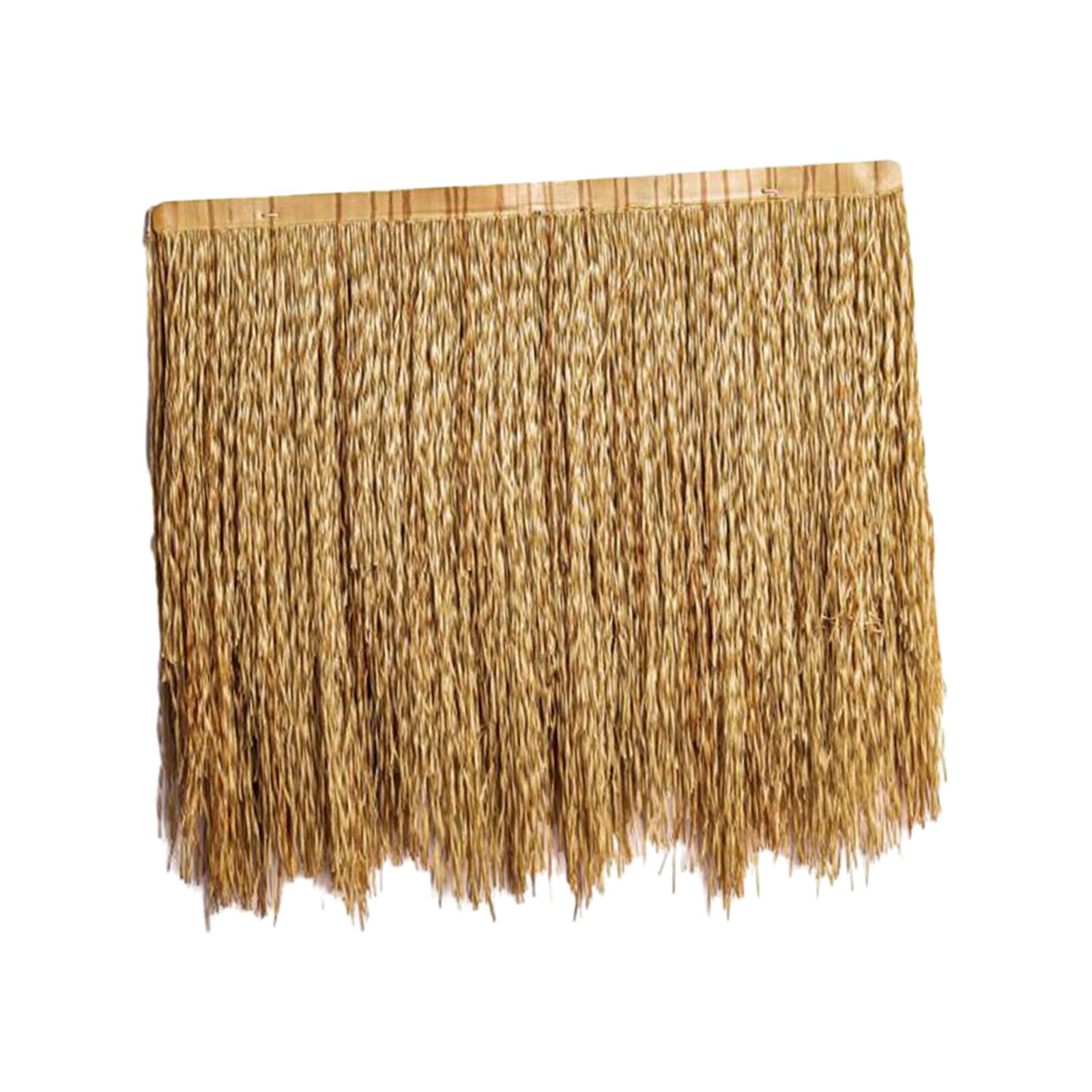 SunniMix Straw Roof Thatch Artificial Thatch Roll for Outdoor Party ...