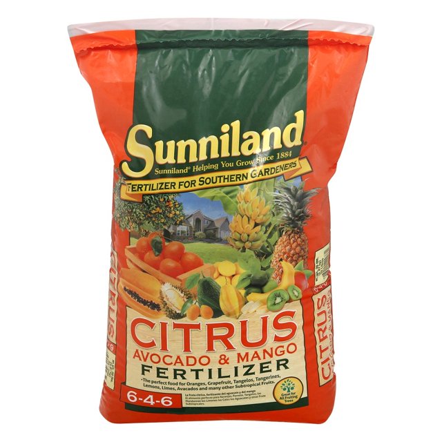 Sunniland Citrus Avocado & Mango Fertilizer, 6-4-6, 10 lb. - Walmart ...