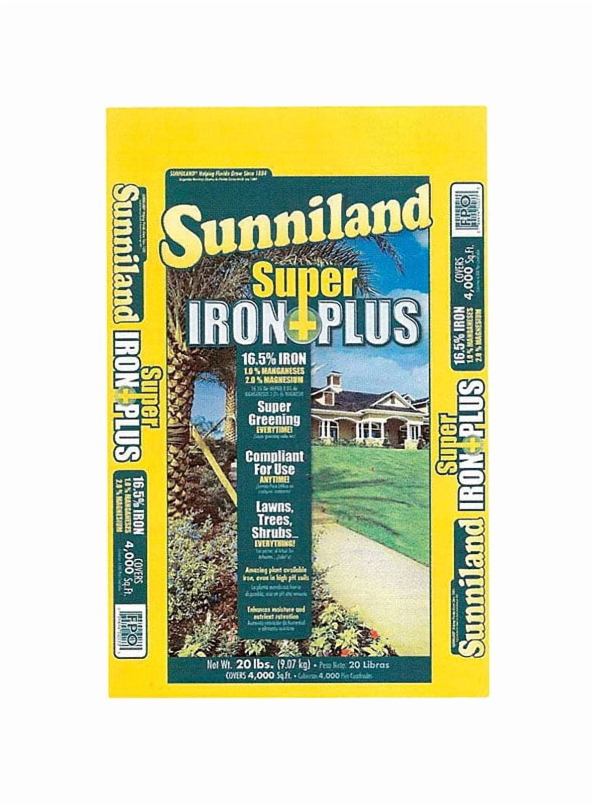 Sunniland Super Iron Plus All-Purpose Lawn Fertilizer For All Grasses ...