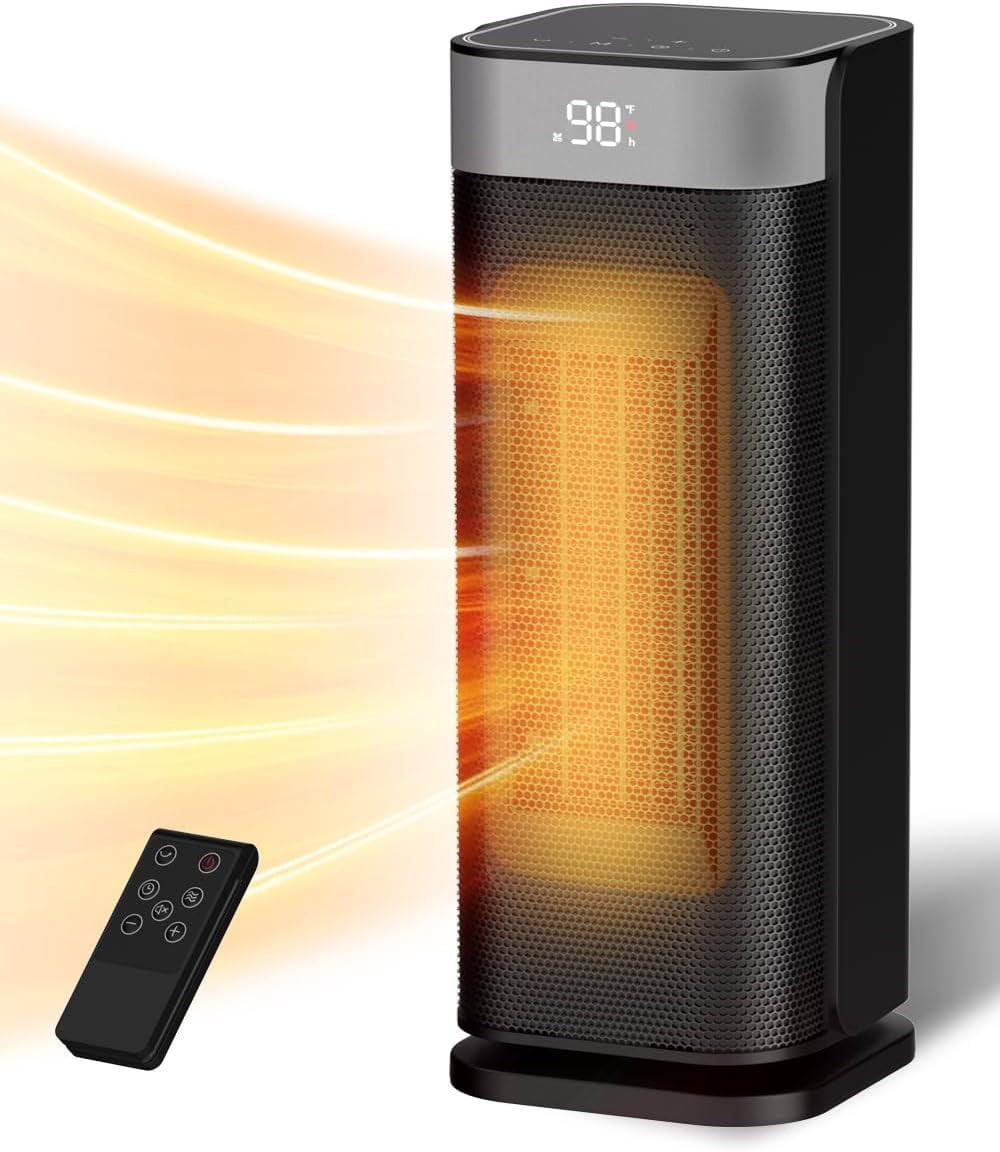 Sunnote Space Heater for Indoor Use, 1500W Electric & Portable Ceramic ...