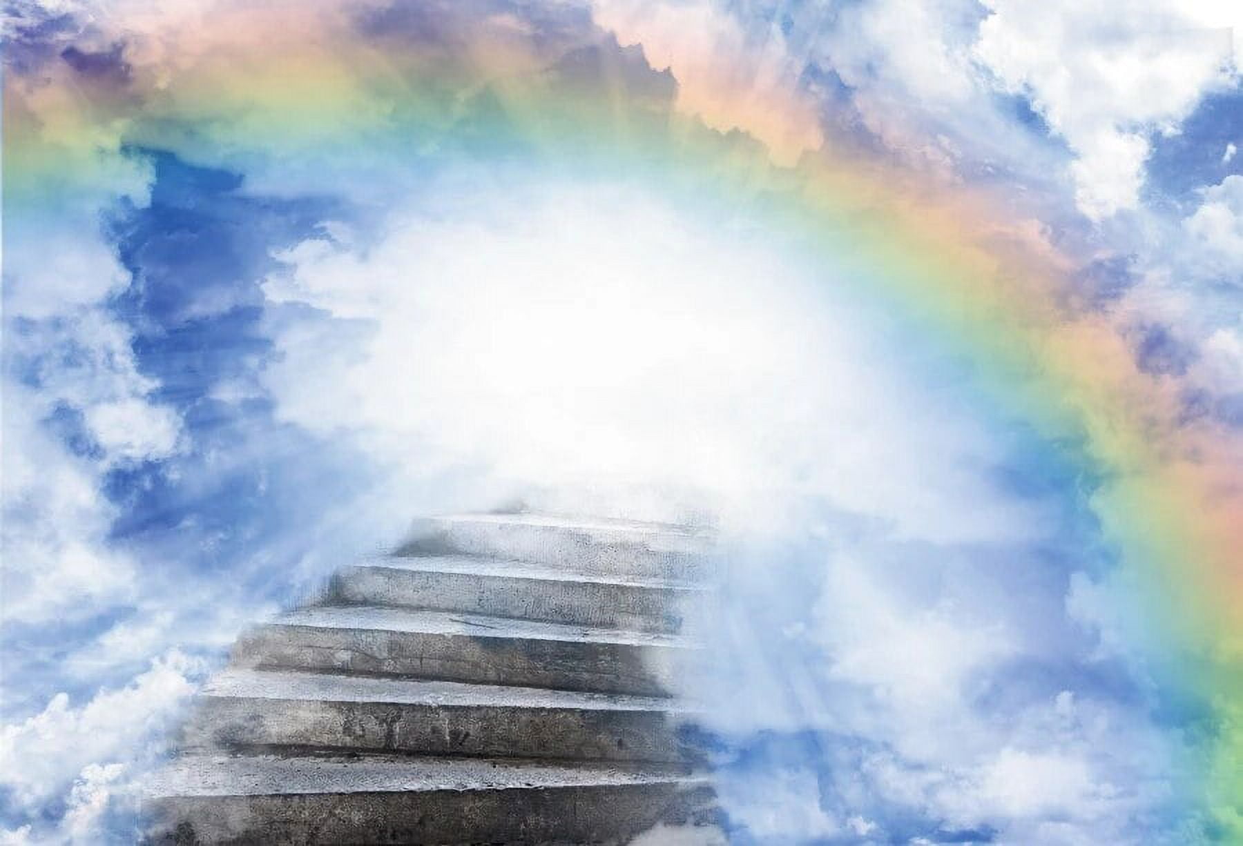 Sunny Blue Sky Cloud Ladder Scenery Photocall Backgrounds Baby Child ...