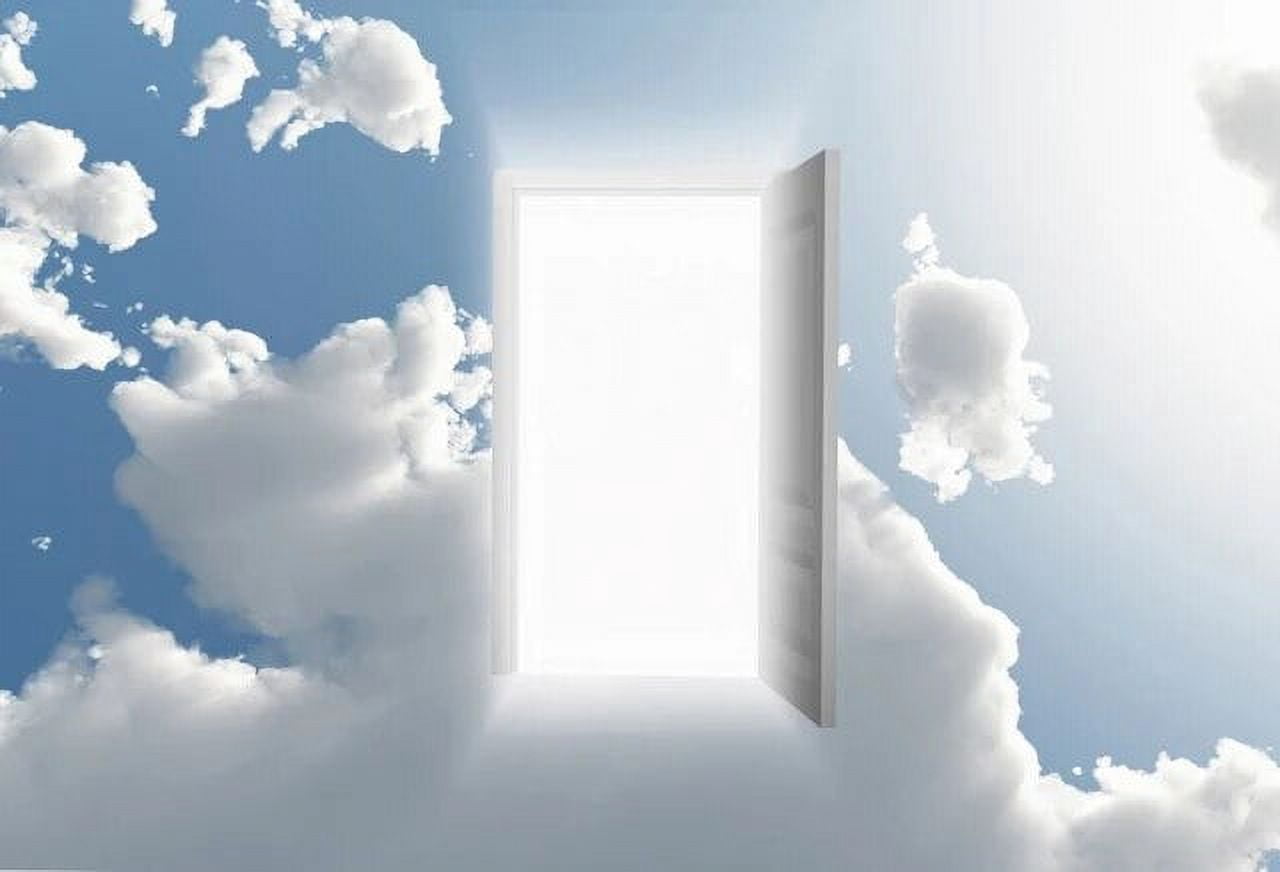 Sunny Blue Sky Cloud Ladder Scenery Photocall Backgrounds Baby Child ...