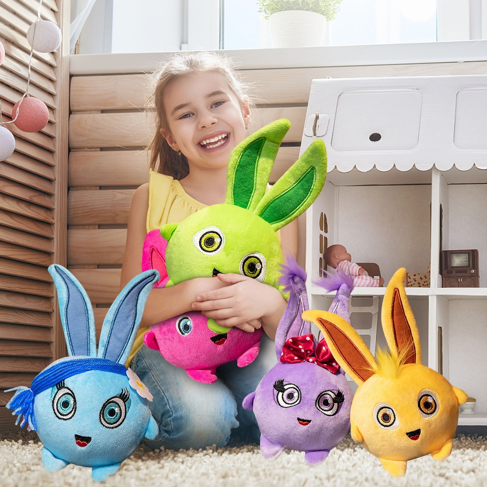 Sunny Bunnies Bunny Blabbers Plush Animal Toy - Huggable Stuffed Doll ...
