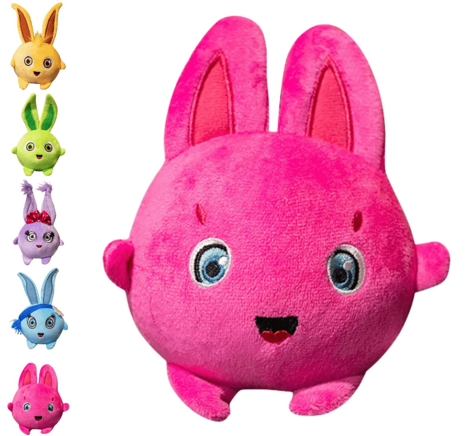 Sunny Bunnies Easter Bunny Light Up and Bounce Plush - Big Boo，Pink 1PC ...