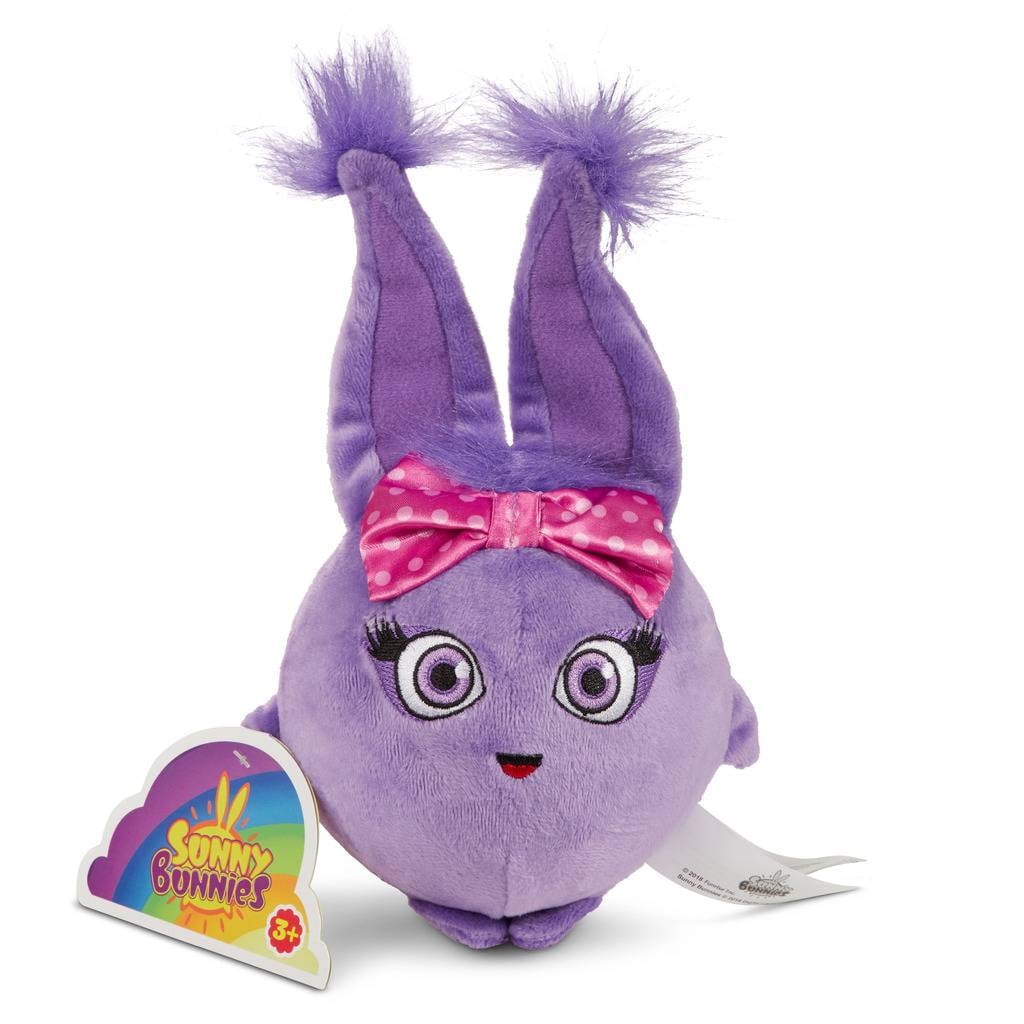 Sunny Bunnies Light Up and Bounce Plush - Iris Bunny Stuffed Animal Toy ...
