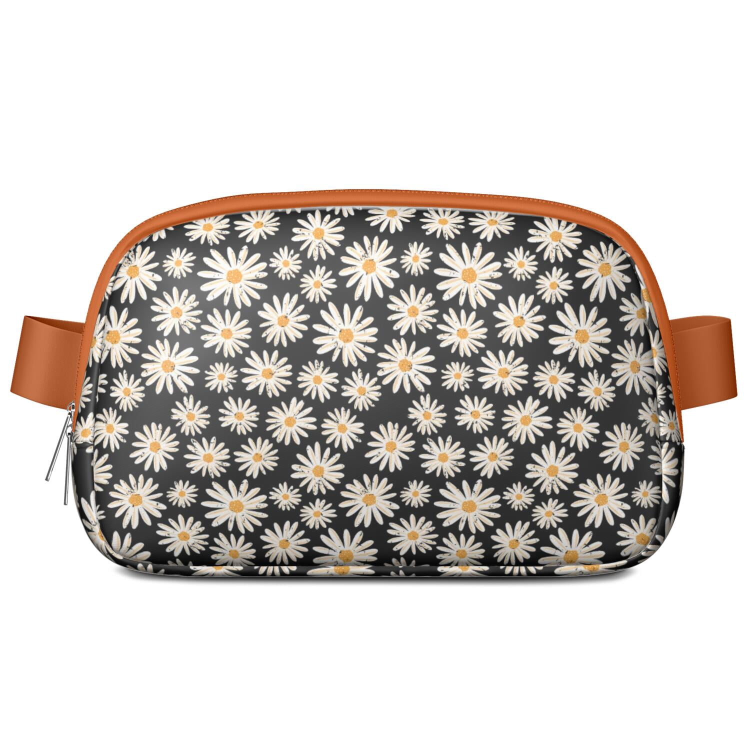 Sunny Daisy Fanny Pack – Adjustable Belt Bag with Bright Yellow Blooms ...