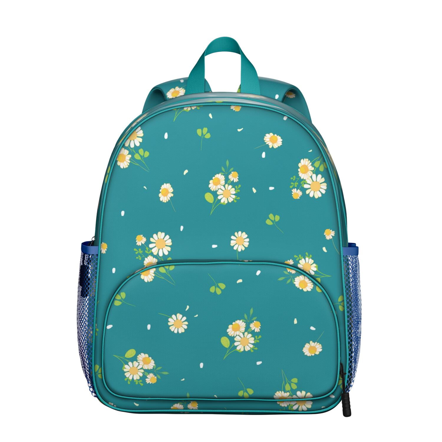 Sunny Daisy Print Ergonomic Backpack - Spine-Friendly Design ...