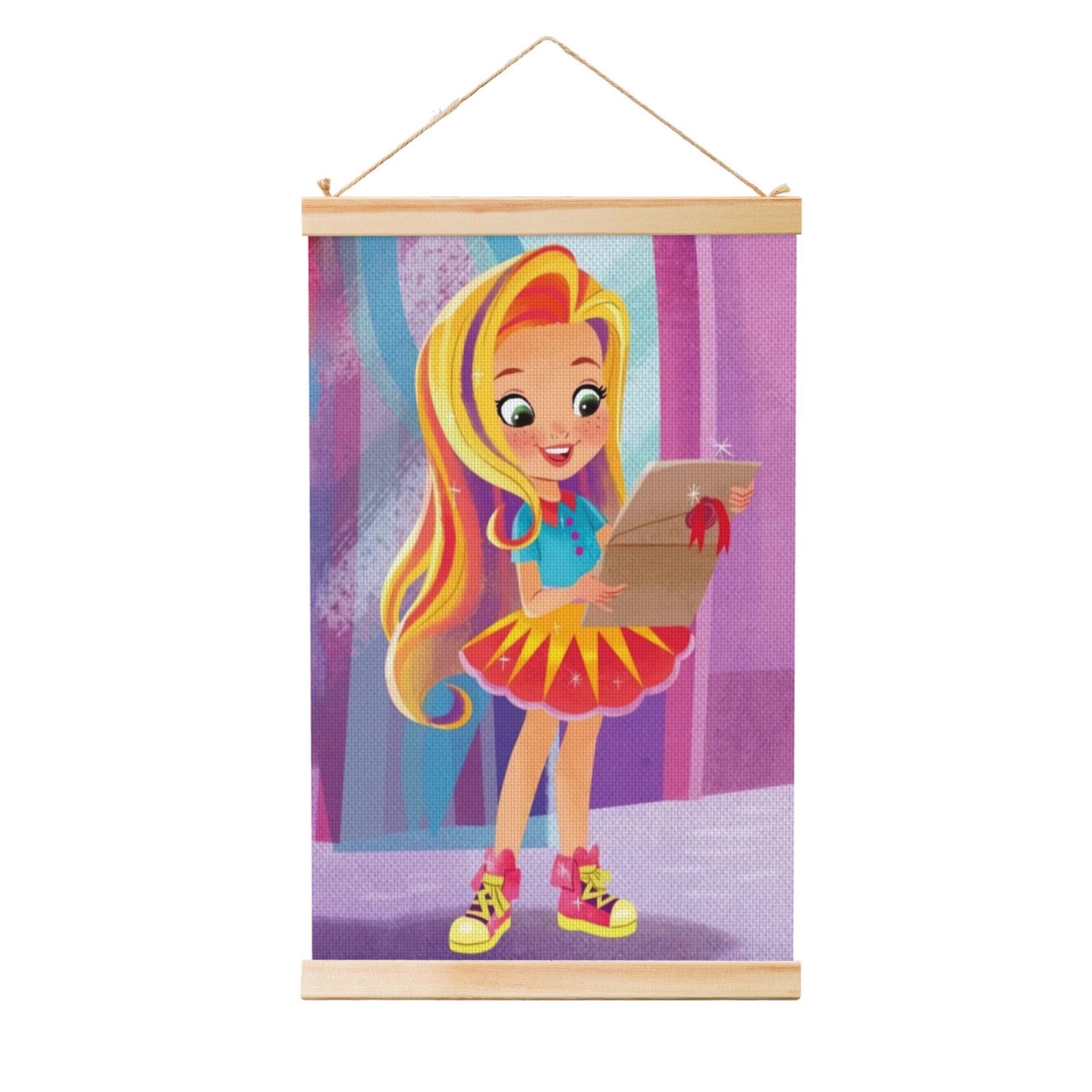 Sunny Day Poster Aesthetic Canvas Wooden Shaft Wall Art Hanging Hanger ...
