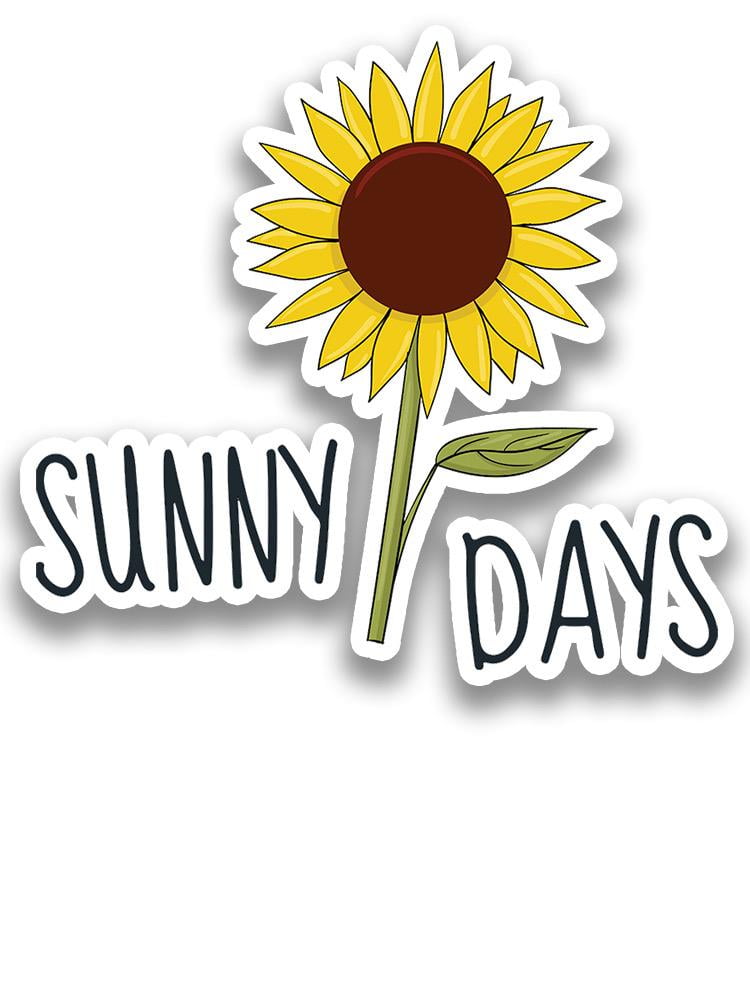 Sunny Days Sticker -Smartprints Designs, Vinyl Sticker - Walmart.com