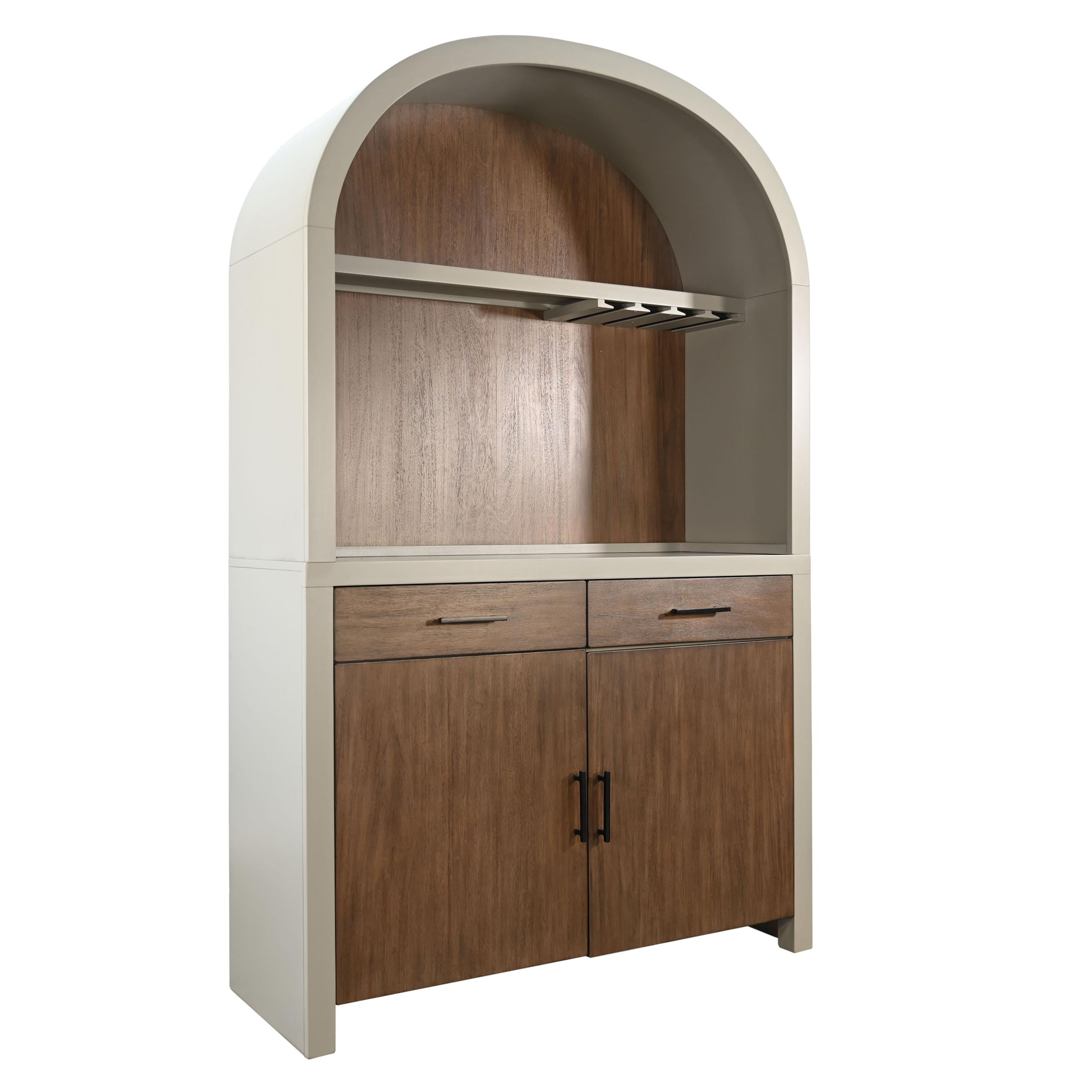Sunny Designs Arch Cabinet Coffee/Wine Bar - Walmart.com