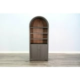 Sunny Designs Arched Display Cabinet with Doors - Walmart.com