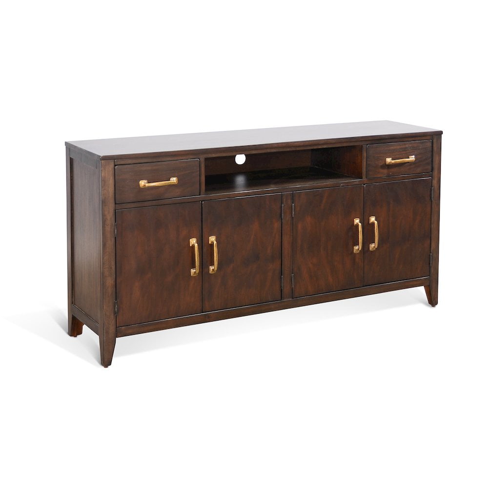 Sunny Designs Coffee Brown Media Console - Walmart.com