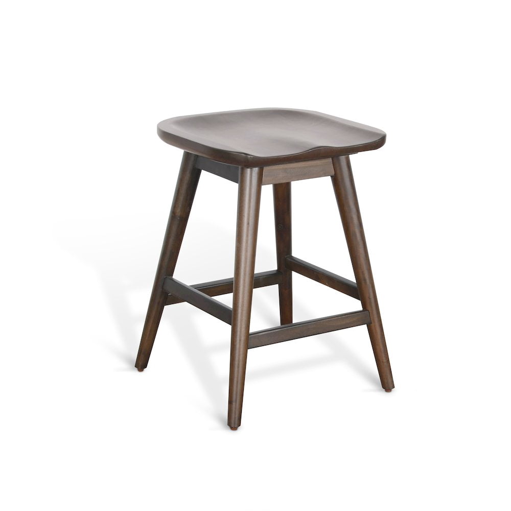 Sunny Designs Counter Stool with Saddle Seat - Walmart.com