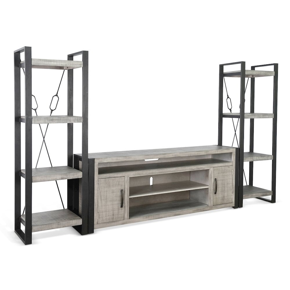 Sunny Designs Entertainment Wall ( Console+2 Piers ) - Walmart.com