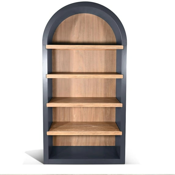 Sunny Designs Logan Arched Bookcase in Blue Color - Walmart.com