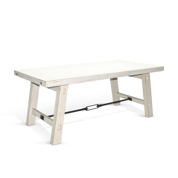 Sunny Designs Marina White Sand Dining Table - Walmart.com