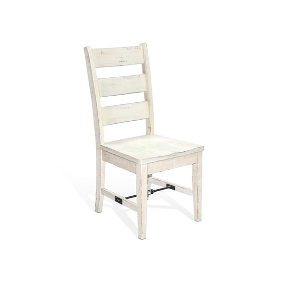 Sunny Designs Marina White Sand Ladderback Chair (Set of 2) - Walmart.com
