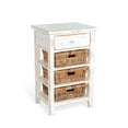 Sunny Designs Marina White Sand Storage Table - Walmart.com