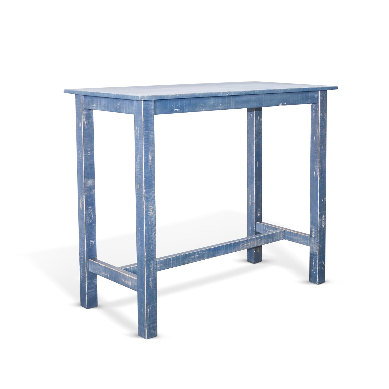 Marina Ocean Blue Pub Wood Table - Walmart.com