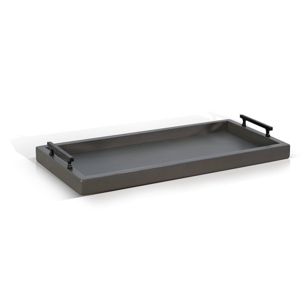 Sunny Designs Rectangular Tessa Wood Dining Table Tray - Walmart.com