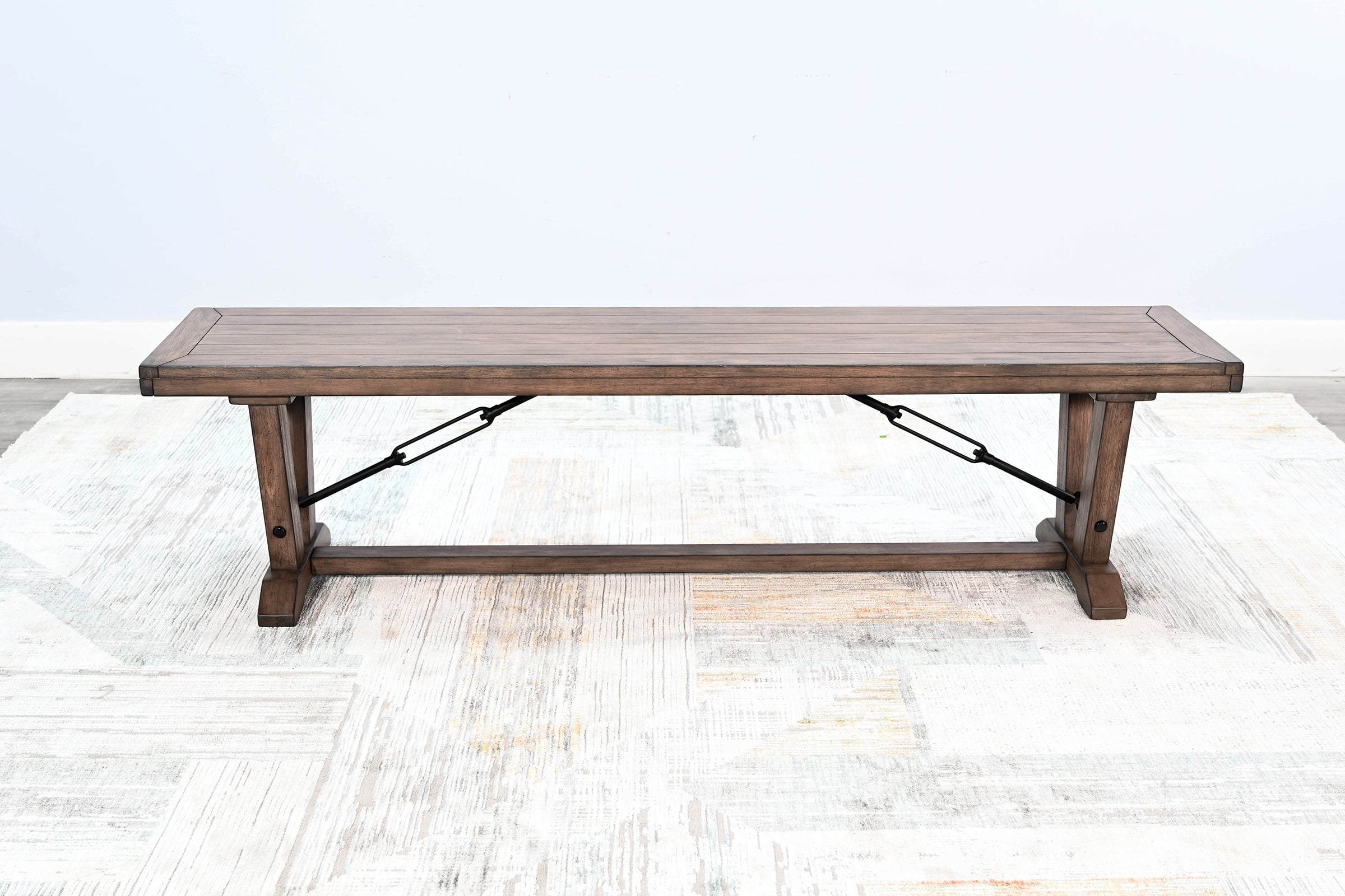 Sunny Designs Yellowstone Dining Bench with Turnbuckles - Walmart.com