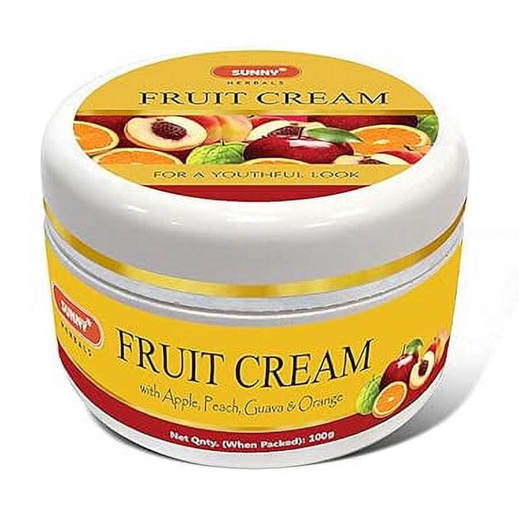 Sunny Fruit Cream With Extracts of Apple, Peach, Guava, Orange - 100g ...