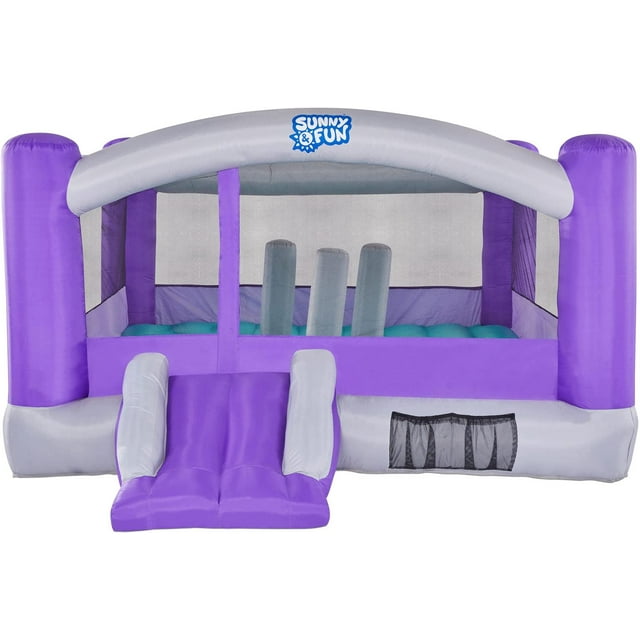 Sunny & Fun Bounce House, Nylon Inflatable Bouncy House for Child ...