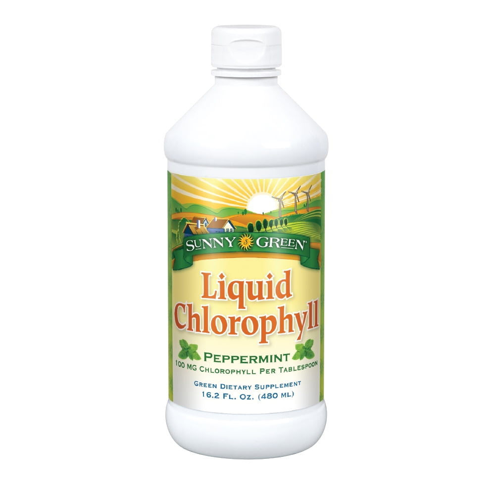Sunny Green Liquid Chlorophyll Peppermint | Naturally Occurring Trace ...