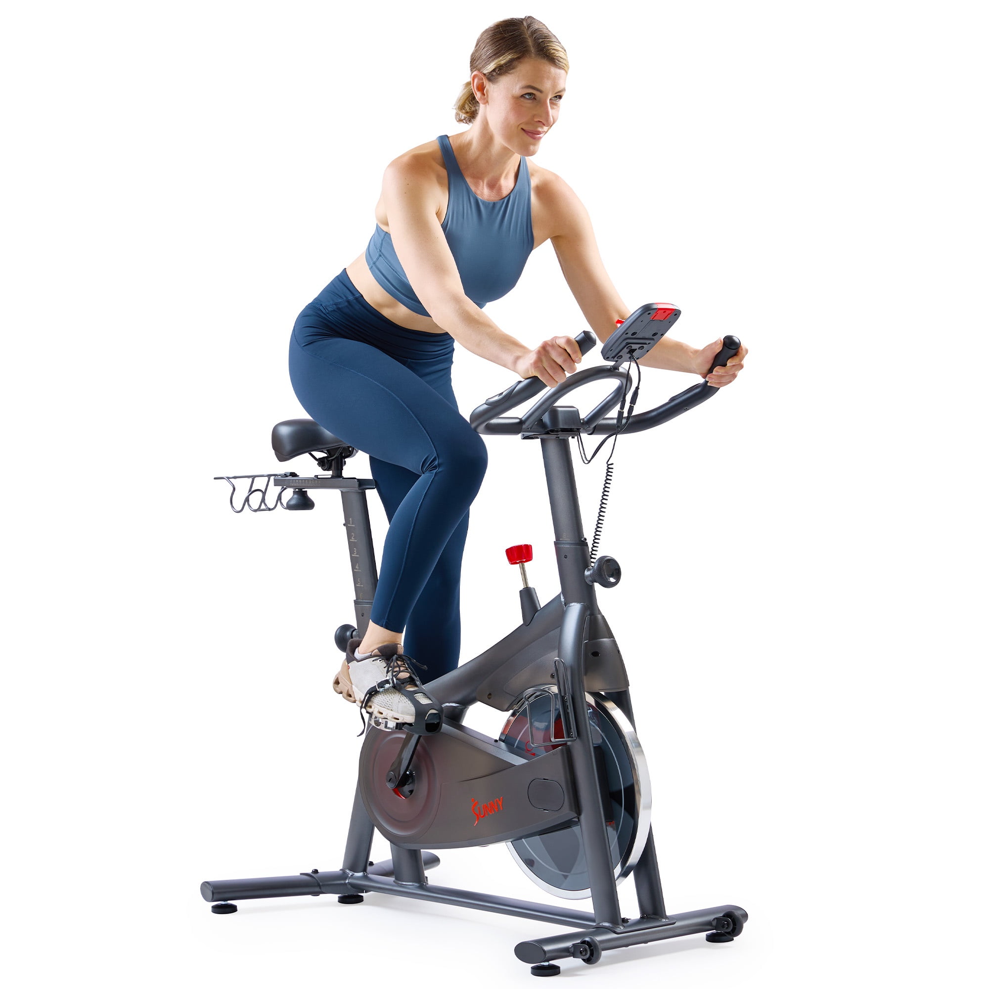 Sunny Health & Fitness Active 200 Smart Magnetic Cycling Exercise Bike ...