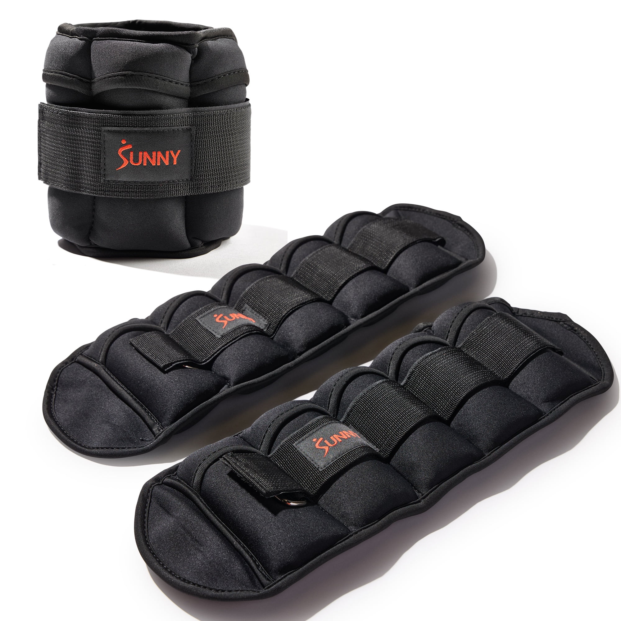 Sunny Health & Fitness Adjustable Ankle Weight 5-Pound (Pair) - SF-WA02 ...