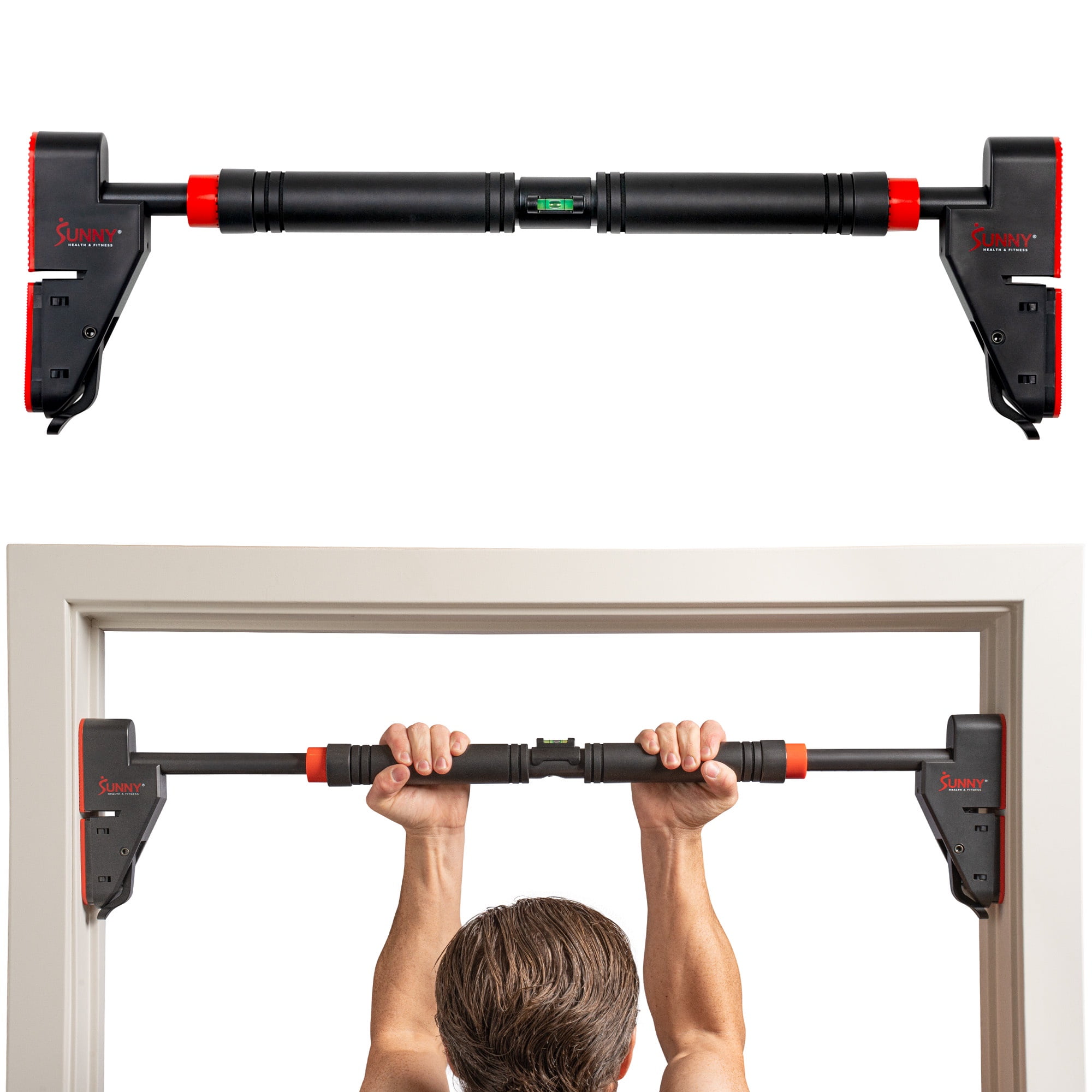 Sunny Health & Fitness Adjustable Door Mount Pull Up Bar - NO. 109 ...