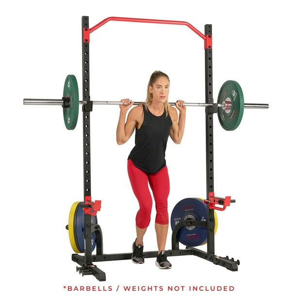Sunny Health & Fitness Power Zone Squat Stand Power Cage for Strength ...