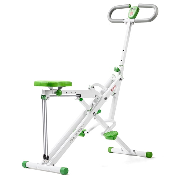 Sunny Health & Fitness Upright Row-N-Ride® Exerciser in Green - No ...