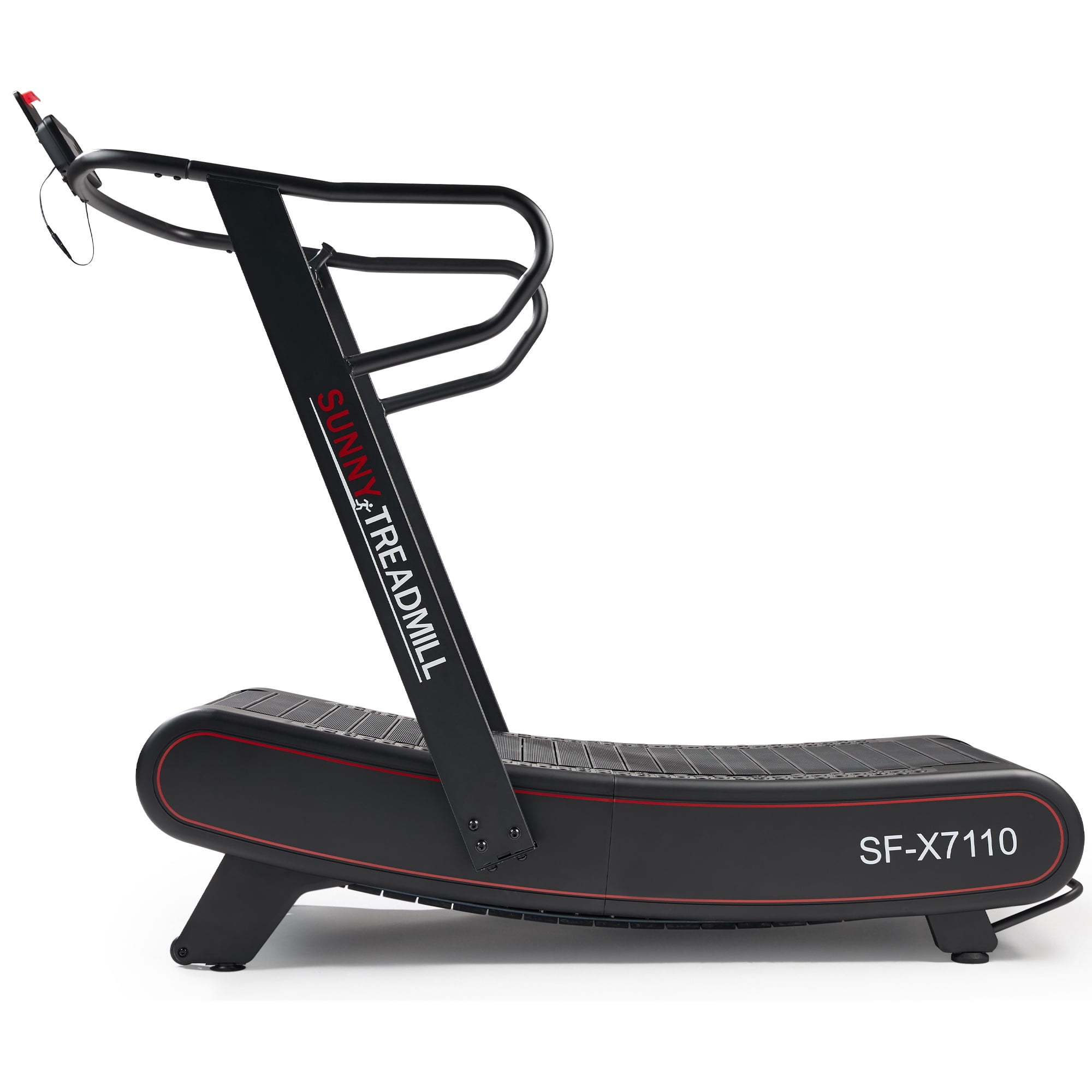 Sunny Health & Fitness Smart Ultra Manual Treadmill, Curved, Non ...